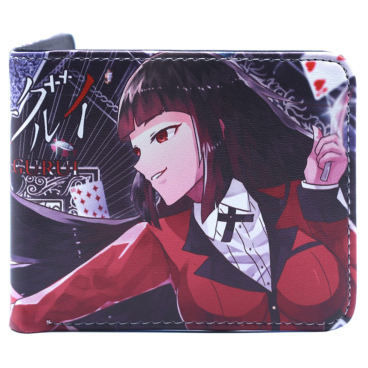 Amatensu Anime Characters Meari Saotome wallet Momobami Kirari wallet Jabami Yumeko wallet A