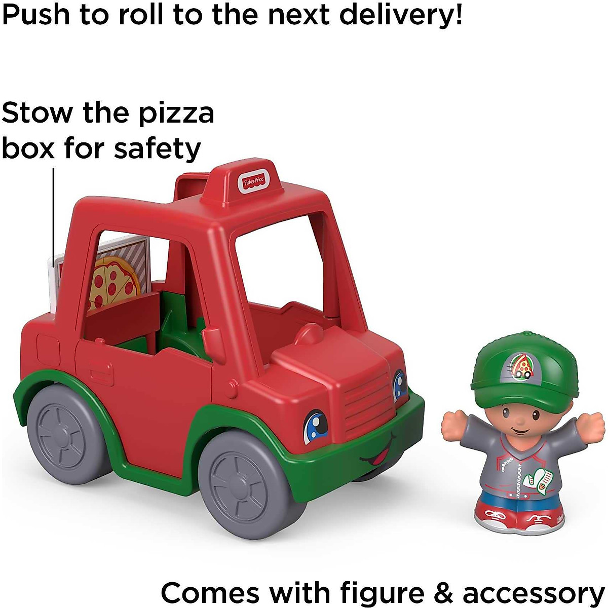 Fisher-Price Little People Have a Slice Pizza Delivery Car