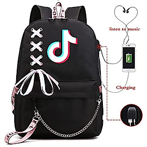 Backpack for Girls Middle Student Bookbag 15.6" School Bag Women Casual Daypack