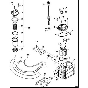 RPS Fuel Pump for Mercury Mercruiser Marine Replaces 866170A01 for Gen III Cool Fuel Module