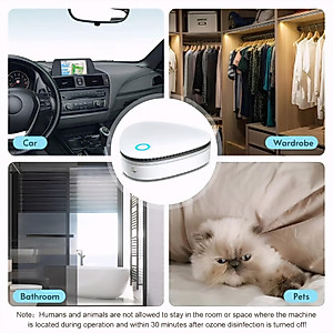 Smoke Odor Remover - Highly Efficient Ionization and Filter Machine, Ultra-portable Design with USB Charging for Eliminating Stubborn Smoke Odors