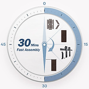 FREDBECK 36in x 84in Brown Barn Door with 6.6ft (79inch) Barn Door Hardware Track Kit and Handle Included, Double Surfaces,Simple Assembly is Required,K-Frame,Coffee