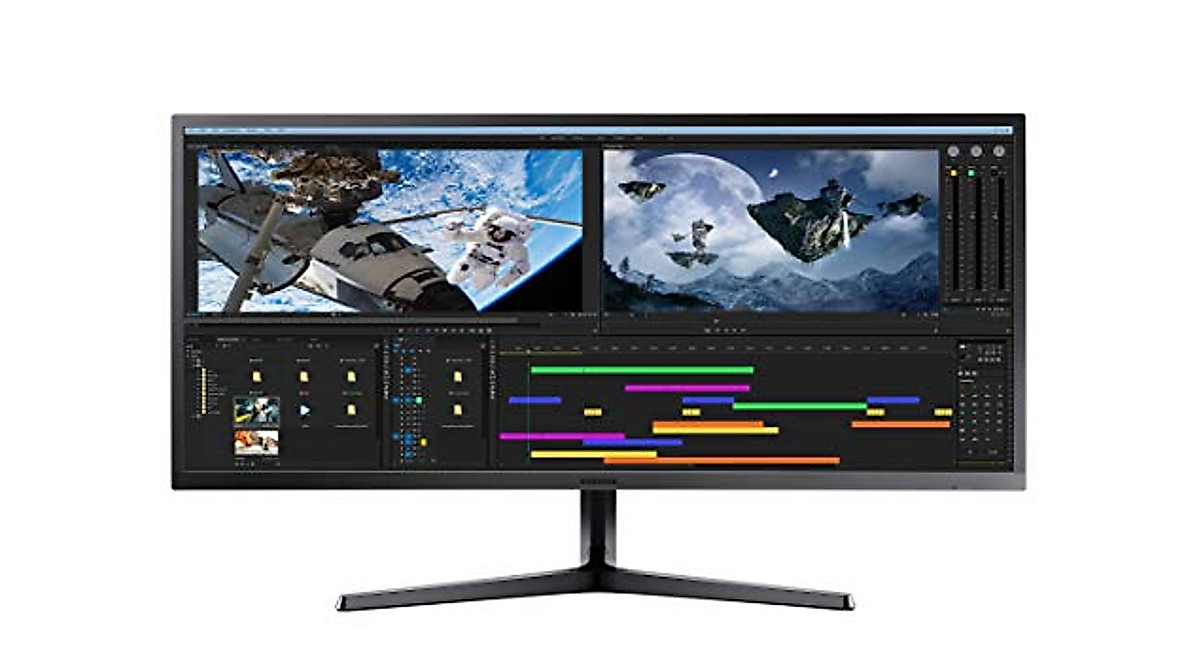 Samsung 34-Inch SJ55W Ultrawide Gaming Monitor – 75Hz, WQHD, FreeSync