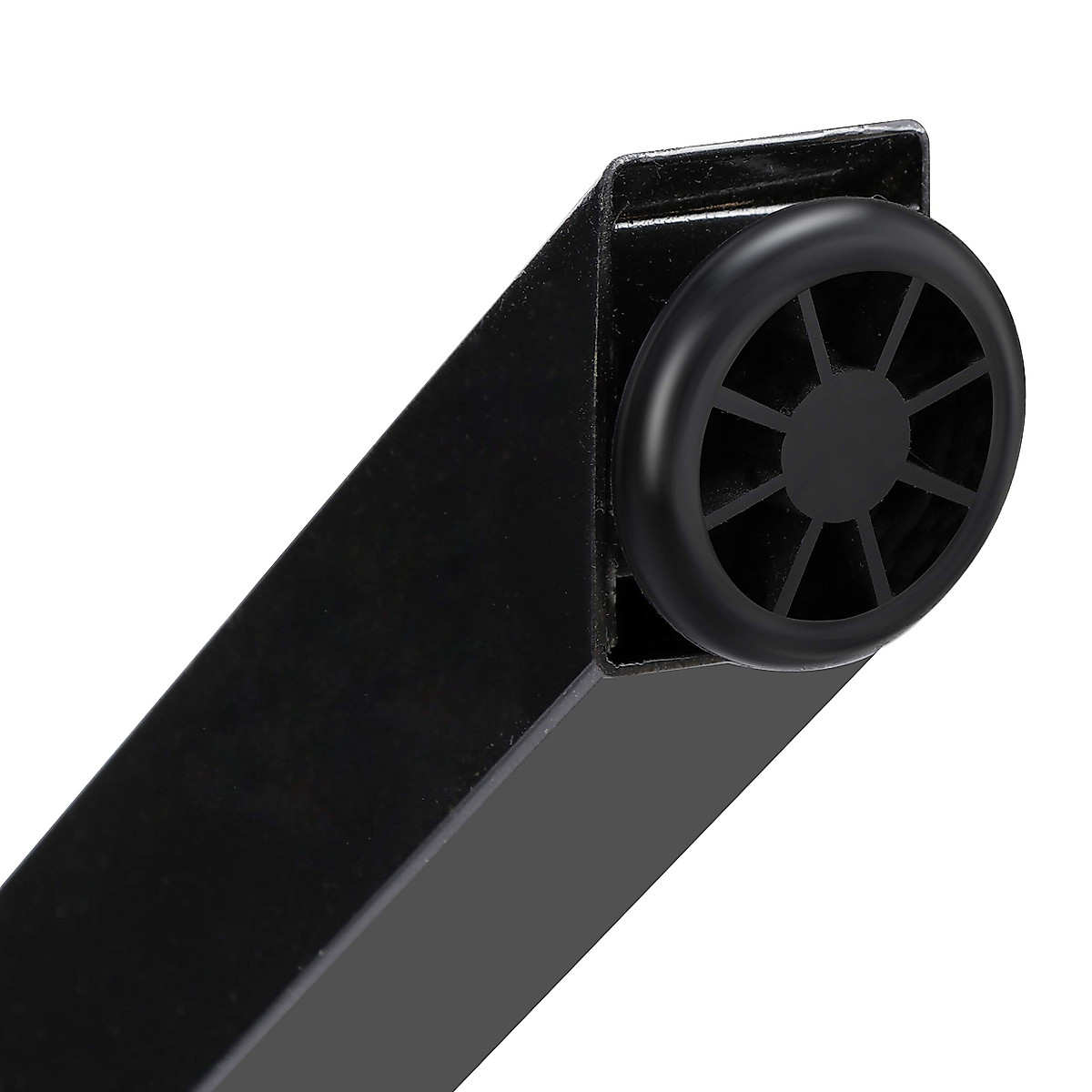 SUPER DEAL Gaming Desk 45" W x 23" D x 30" H Home Office Computer Desk w/Power Outlet, Free Red and Blue Stickers, Cup Holder, Headphone Hook, Black