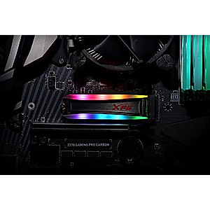 XPG S40G 2TB RGB 3D NAND PCIe Gen3x4 NVMe 1.3 M.2 2280 Internal SSD (AS40G-2TT-C)