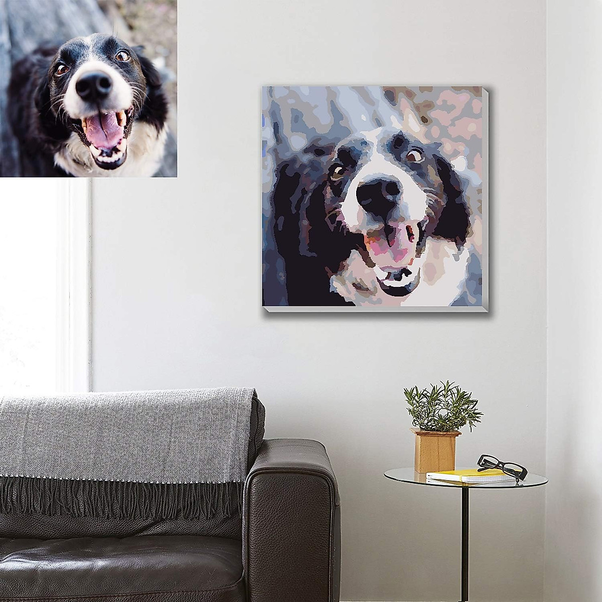 Texture of Dreams Personalized Paint by Numbers Kit for Adults, Acrylic Painting Oil Painting on Framed & Stretched Canvas, Customized DIY Paint by Numbers Set Painting for Beginners (12" x 16")