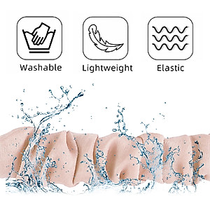 Scrunchie Band for Kids Apple Watch Band, Cute Stretchy Fabric Strap, Easy to Take Off and On, Girls Wristband Compatible with iWatch Series 8/7/6/5/4/3/2/1/SE 38/40/41mm & 42/44/45/49mm (Pink)