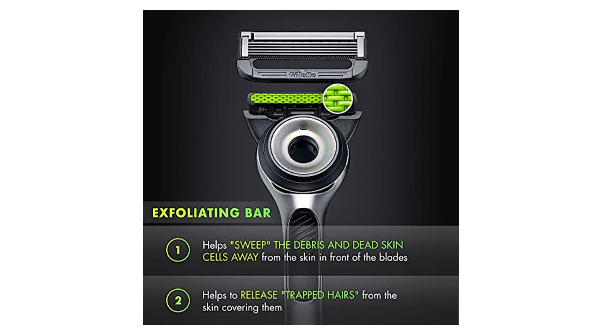 GilletteLabs Razor w/ Exfoliating Bar | Effortless Men's Shave
