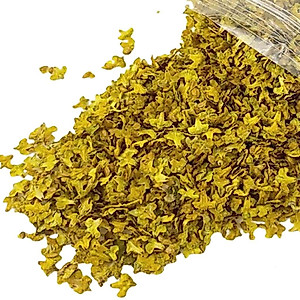 AMLESO 33ml Micro Landscape Leaves Model Scenery Grass Tufts Table Diorama Railway Scene Accessories Leaf for Fairy Garden Bonsai Ornaments, Yellow