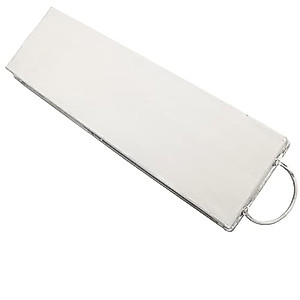 Etetevn Torched Serving Tray with Decorative Antique Metal Handles - Coffee Table,Dining Table Centerpiece Candle Holder Tray,Farmhouse Decor Rectangular Butler Tray, 32.3x10.4x2.3