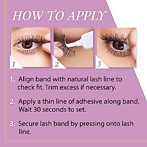 Andrea False Lashes Style 53 - Black 4 pairs