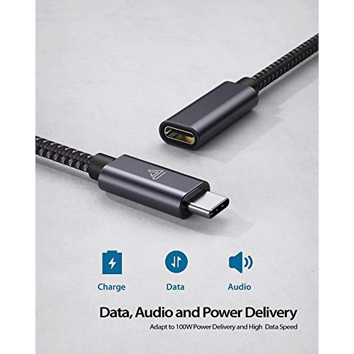 USB Type C Extension Cable (3.3Ft/1m/10Gbps), Faracent USB 3.2 Type C 3.1 Male to Female Extension Charging & Sync for PSVR2 MacBook Air M2 Pro/iPad Mini, iPad Pro Dell XPS Surface Book and More