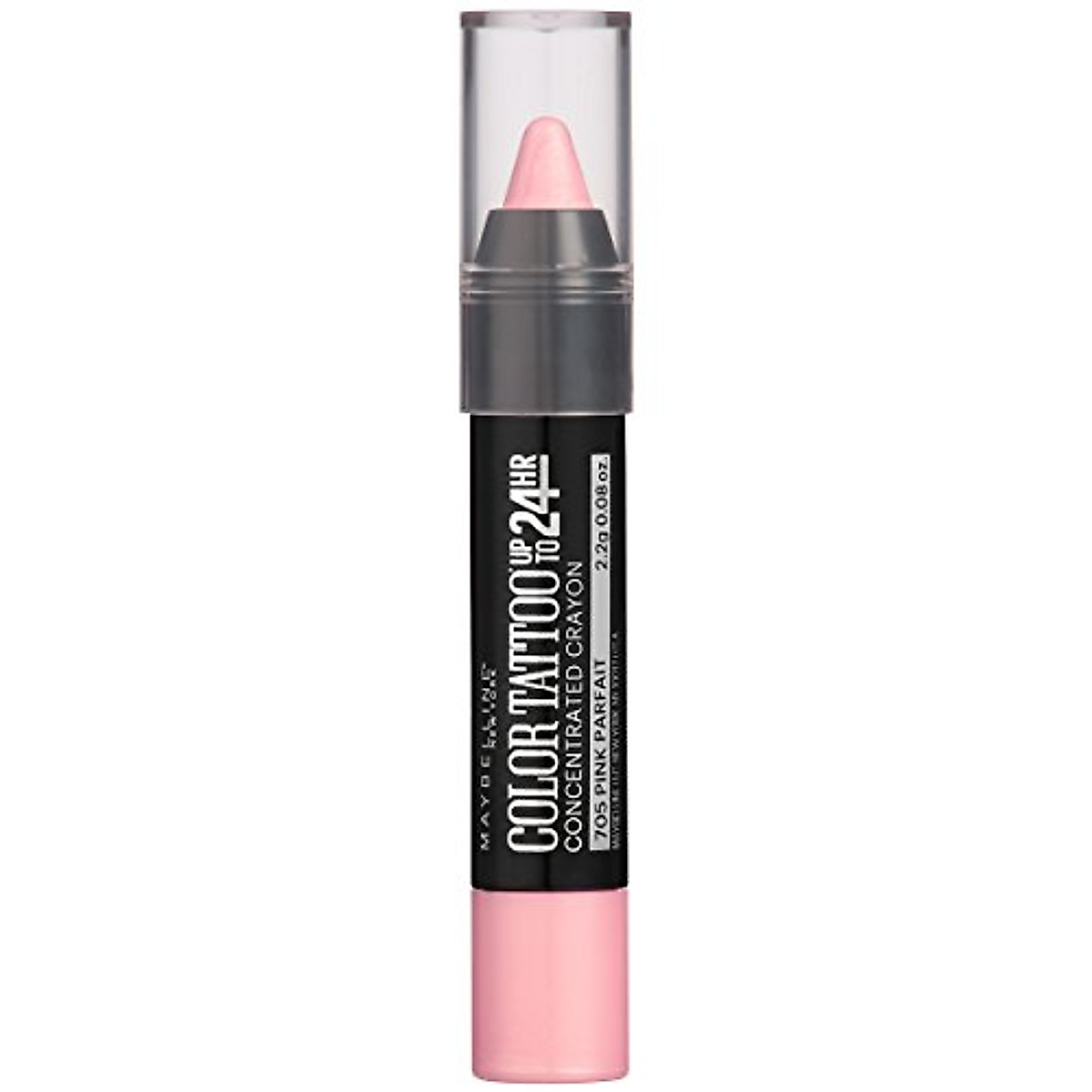 Maybelline New York Eyestudio ColorTattoo Concentrated Crayon,705 Pink Parfait, 0.08 oz.