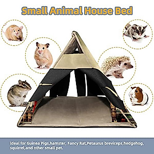 Small Pet Hideout London UK Red Bus and Big Ben Hamster House Guinea Pig Playhouse for Dwarf Rabbits Hedgehogs Chinchillas