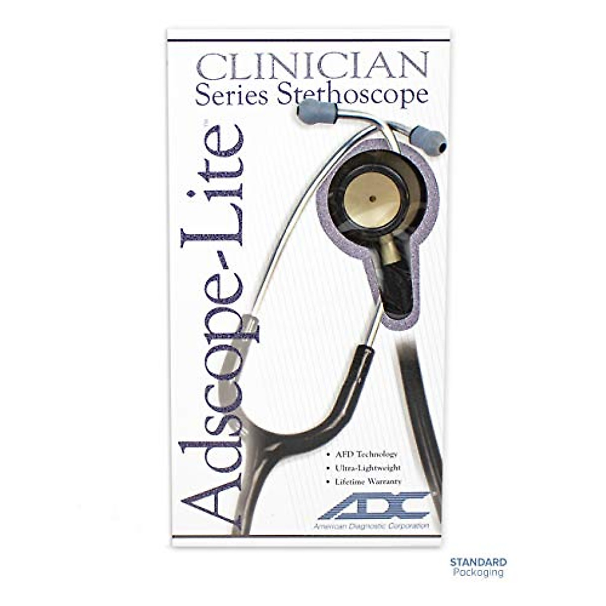 ADC - 619ST Adscope Lite 619 Ultra Lightweight Clinician Stethoscope with Tunable AFD Technology, Tactical
