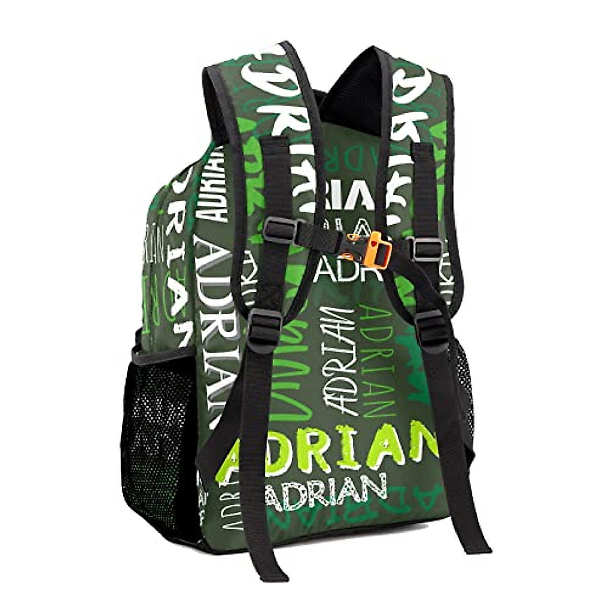 ZAACUSTOM Personalized School Backpack with Name Text, Stylish Custom Bookbag for Kids Boys Girls, Waterproof Elementary Customize Book Bag with Adjustable Shoulder Straps, 1 Pack