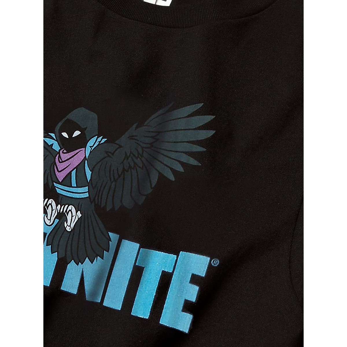 Fortnite Boys' Wings of Fortnight T-Shirt, Black, Medium