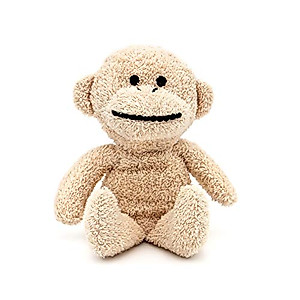 Thermal-Aid Zoo — Mini Jo Jo The Monkey — Kids Hot and Cold Pain Relief Boo Boo Tool — Heating Pad Microwavable Stuffed Animal and Cooling Pad — Easy Wash, Natural Sleep Aid