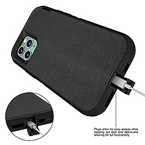 MXX Heavy Duty Case for iPhone 11 Pro Max - (No Built in Screen Protector) Drop Protection Tough Case for Apple iPhone 11 Pro Max (Black)