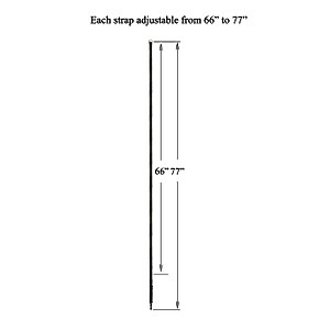Perfect Curve CapRack18 Over-The-Door Hat Rack and Organizer |Baseball Cap Rack |Hat Rack Stand |Over The Door Hat Rack |Hat Rack For Door |Hat Rack For Closet |Two Straps |Holds Up To 18 Caps |Black