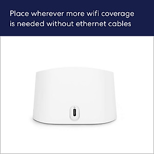 Certified Refurbished Amazon eero 6 dual-band mesh Wi-Fi 6 extender - expands existing eero network