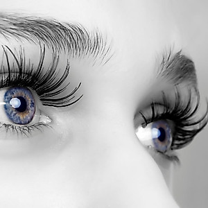 Facial Scissors made from Surgical Stainless Steel, Very Straight, Very Sharp Blades for Precision Cuts, Easy To Use & Comfortable to Hold, Trims Eyebrows, Ear Hair, Nose Hair, Cuticles, Case Included