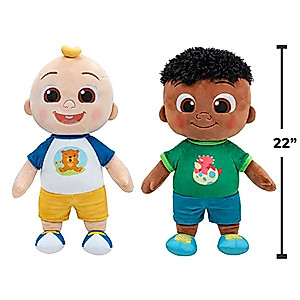CoComelon My Buddy JJ Plush - 22" Extra Soft Star Character and Friend Cody Plush - Amazon Exclusive Toys for Kids