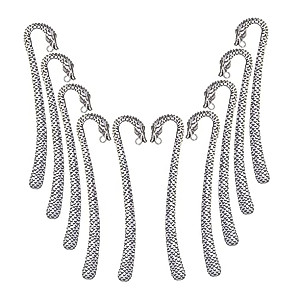 freneci 10x Metal Vintage Dragon Bookmarks with Hole Office Stationery Silver