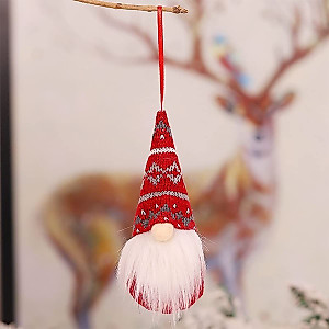 Jofan 12 Pack Christmas Ornaments Hanging Christmas Gnomes for Christmas Tree Decorations Home Christmas Decor