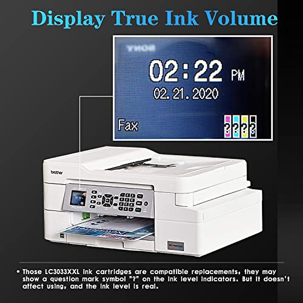 Kingjet LC3033 Ink Cartridge, Compatible Replacement for Brother LC3033XXL 3033 LC3035 3035 for Brother MFC-J995DW MFC-J995DWXL MFC-J805DW MFC-J805DWXL MFC-J815DW - LC3033 BK/C/M/Y Ink Cartridges