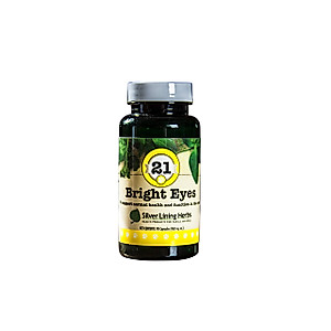 Silver Lining Herbs 21 Bright Eyes - Supports Dog Eye Health - Maintains Normal Mineral Levels for Dog's Eyes - Natural Herbs Supporting Long Term Canine Eye Health - 90 Capsules