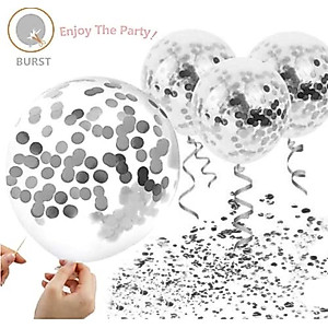 25th Anniversary Decorations, Happy 25th Wedding Anniversary Decorations with Banner, 25th Cake Topper, Huge Number Letter, Gold Star Hanging, Balloons for Happy 25th Anniversary Decorations