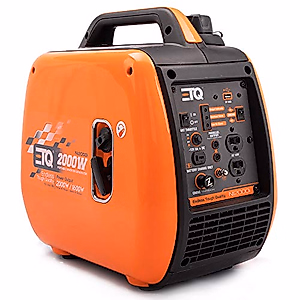 ETQ Tough Quality 2000/3600Watt Portable Generator - Extremely Quiet - CARB Compliant (2000W inverter)