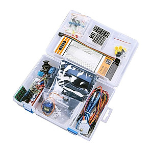 Treedix Basic Starter Kit Multi-Function Shield Learning Ultimate Starter Kit Compatible with Arduino IDE UNO R3 MEGA Nano Kit for Starter