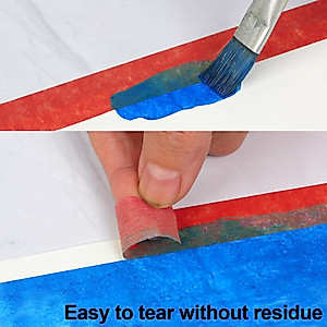 Guirnd 12PCS Colored Masking Tape, Kids Art Supplies Colored Tape, DIY Craft Tape, Colored Tape Rolls, Colored Painters Tape 2.5cm x 12m (1In x 13Yards)