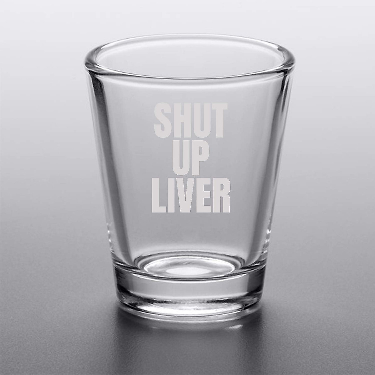 Alankathy Mugs Personalized Shot Glass 2 oz Sandblast Etched Names