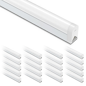 SHINESTAR 40-Pack Linkable T5 LED Shop Light 4FT, 500K Super Bright, Shop Lights for Garage, Corded Electric with ON/Off Switch, Plug and Play