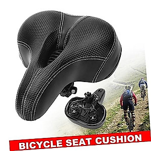 Toddmomy 2PCS exercie Bikes bicicletas para Hombres Bicycle for Men Men's Bicycle Cushion Suspension Saddle Cycle seat MTB Saddle pad Replace car seat Electric Bicycle Soft Bike Man Cruiser