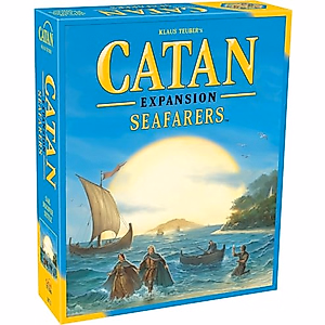 CATAN Seafarers Board Game Expansion - Explore, Settle, and Conquer New Isles! Strategy Game, Family Game for Kids and Adults, Ages 10+, 3-4 Players, 60 Minute Playtime, Made Studio