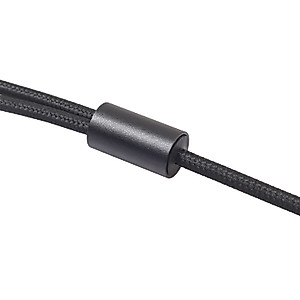 Smithok 2 Pack 3.5mm to RCA Cable,Gold Plated,Nylon Braided 1/8 Male to Male Stereo Aux Cord [Left/Right] Y Splitter Adapter for Tablets, Speakers, Smartphones, MP3, HDTV –Black (10Ft/3m)