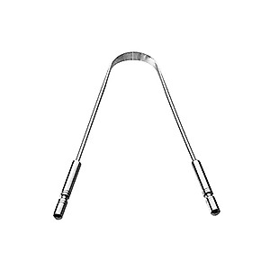 The Legend Stainless Steel Tongue Scrapers-Metal U Shaped Tongue Scraper for Fresher Breath- Tongue Scraper to Keep Mouth and Teeth Healthy and Cleaner- (Stainless Steel) (Pack of 5)