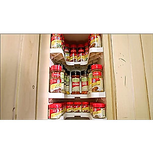 Spicy Shelf Deluxe - Expandable Spice Rack and Stackable Cabinet & Pantry Organizer (1 Set of 2 shelves) - As seen on TV Deluxe (Spicy Shelf Organizer)