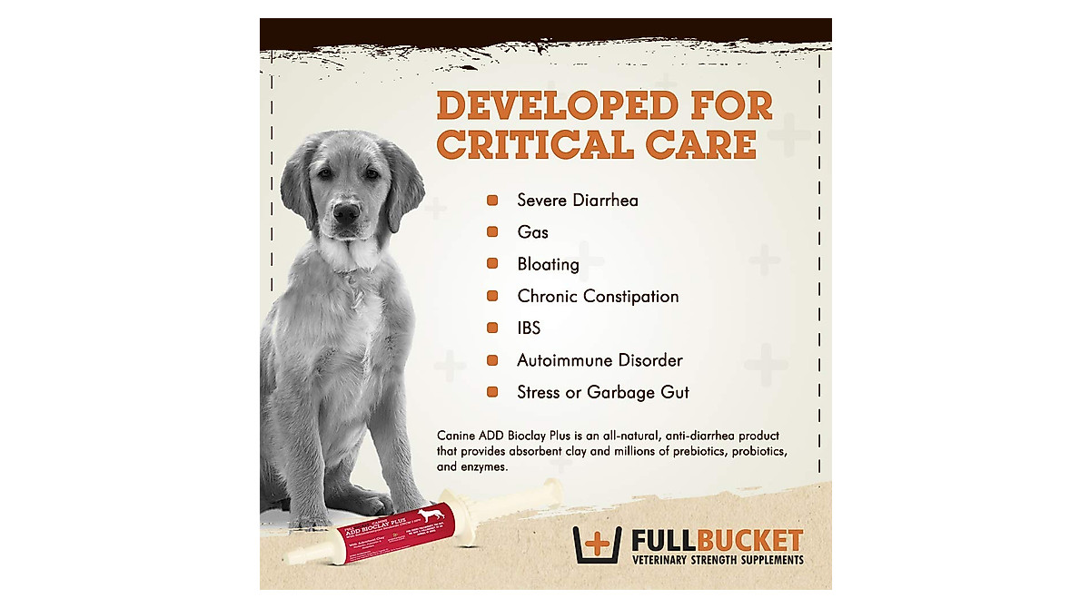 FullBucket Canine Bioclay Plus: Dog Diarrhea & GI Relief