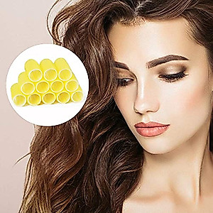 36 Pack Self Grip Hair Rollers Set - Salon Dressing Curlers for Long Hair, No Heat Jumbo, Large and Medium Rollers With Clips & Comb