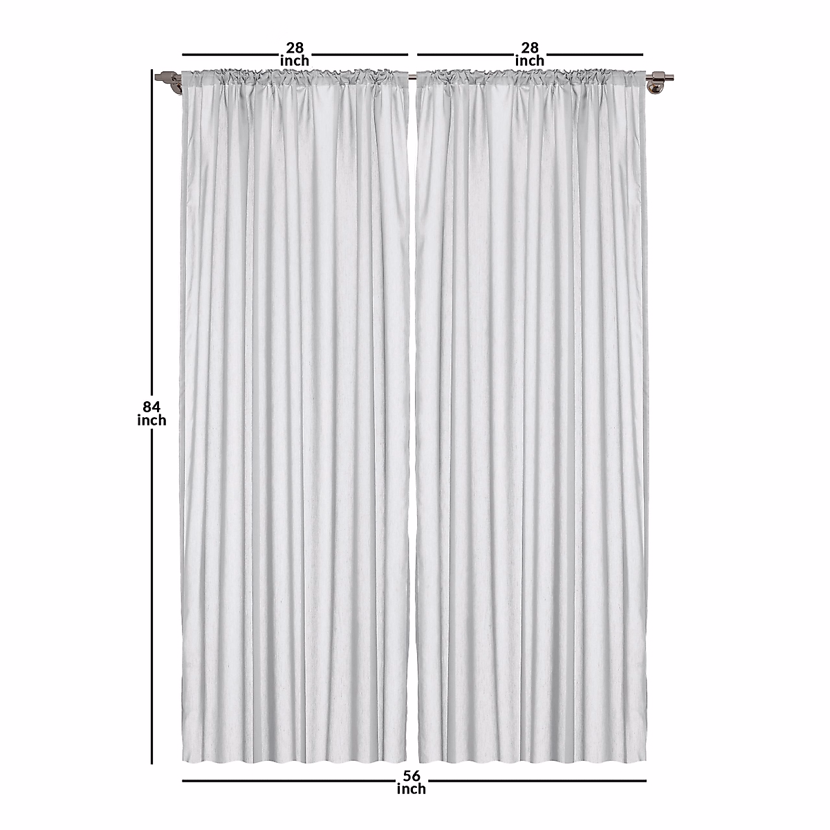 Ambesonne Mid Century Window Curtains, Simple 2 Colored Drop Shapes Abstract Symmetrical Grid Greyscale Background, Lightweight Decor 2-Panel Set with Rod Pocket, Pair of - 28" x 84", Teal Pink