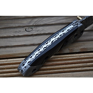 Perkin - Handmade Damascus Pocket Knife - Beautiful Folding Knife