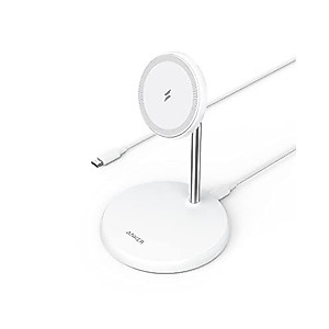Anker Wireless Charging Stand, PowerWave Select Magnetic Stand Lite with 5 ft USB-C Cable, Charging Stand for iPhone 14 and 13 Series (No AC Adapter)