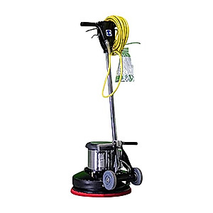 USA-CLEAN X17SS Floor Scrubber Machine - 17 inch (432mm) Cleaning Path - Industrial Commercial Use, Walk-Behind, Plug-in Electric, Quiet, and Easy to Use