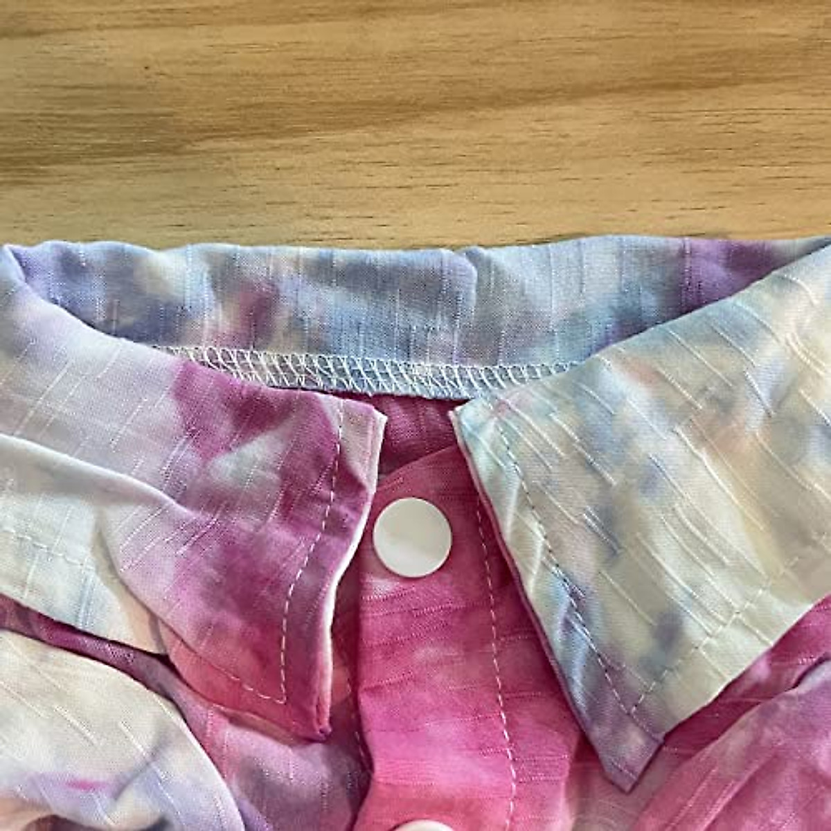 Loyalfurry Soft Dog Shirts Stylish Tie Dye Pet Summer Clothes Casual Doggie Puppy Cat Apperal Outfit for Small Dogs (Medium)