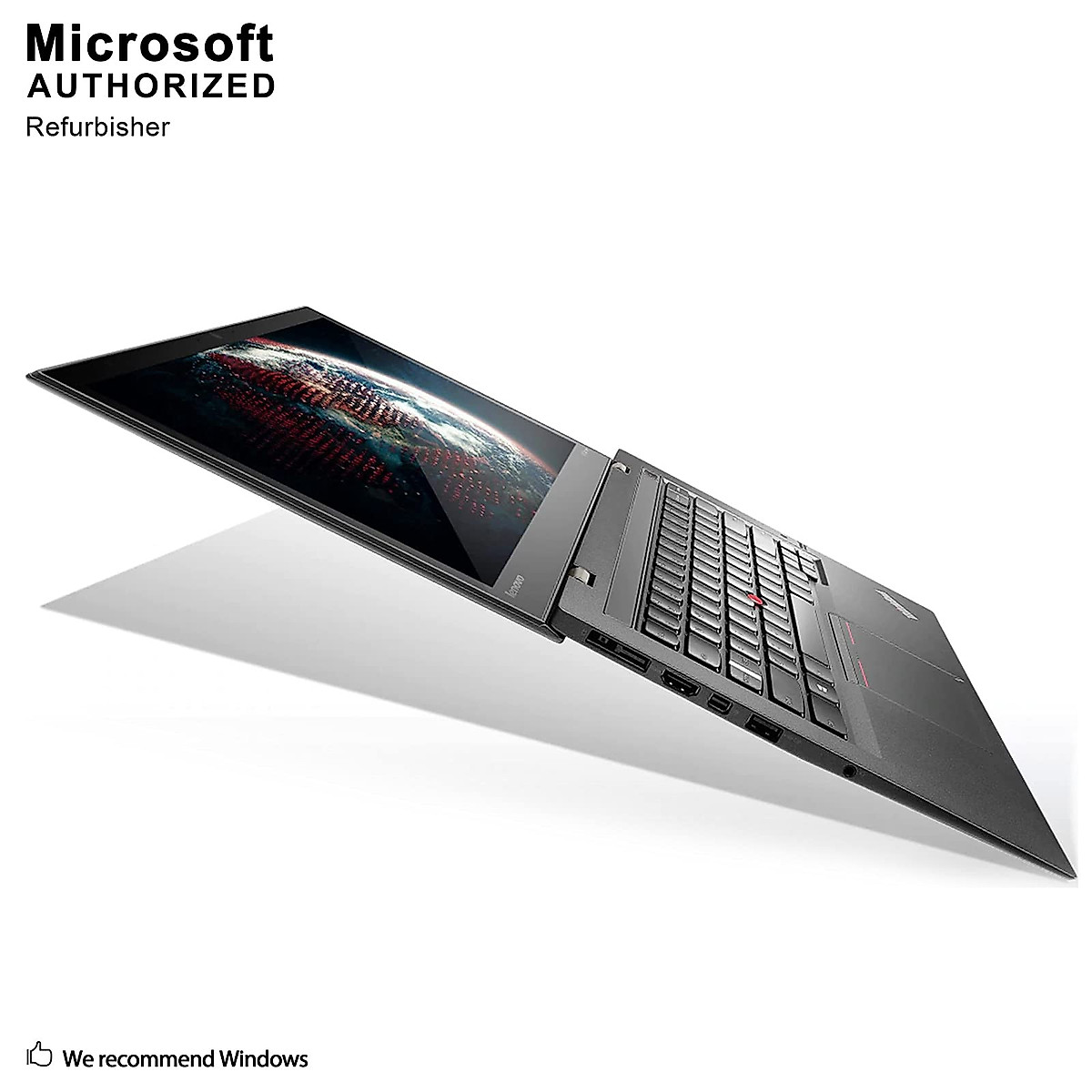 Lenovo 2nd Gen ThinkPad X1 Carbon 14in HD+ Laptop Computer, Intel Dual Core i7-4600U CPU up to 3.3GHz, 8GB RAM, 240GB SSD, HDMI, 802.11ac, Bluetooth, Windows 10 Professional (Renewed)